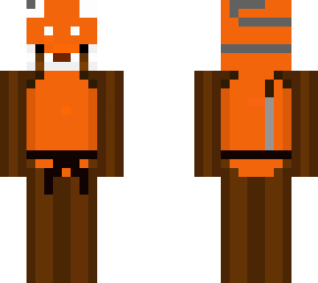 Anbu panda roux | Minecraft Skin