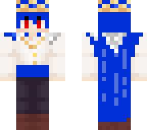 Blue techno blade | Minecraft Skin