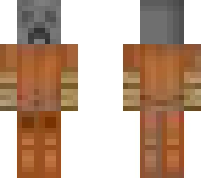 Edited now buff creeper look at base skin | Minecraft Skin