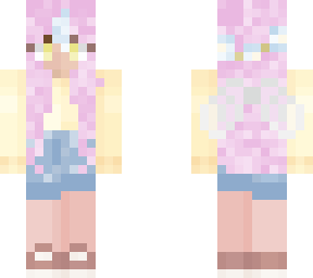 cute pink girl | Minecraft Skins