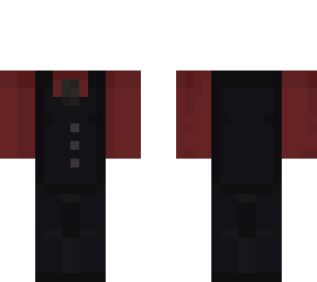 Red+Black Suit Base | Minecraft Skin