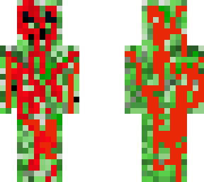 The blood creeper | Minecraft Skin