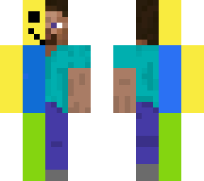 half noob half Steve | Minecraft Skin