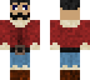 mustache man | Minecraft Skins