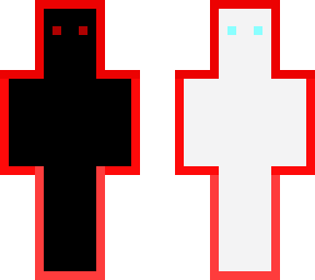 Ominous red outline | Minecraft Skin