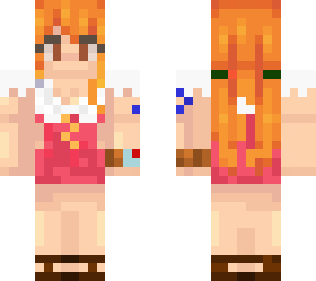 nami one piece | Minecraft Skins