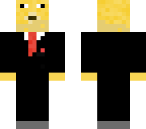 pufferfish in suit | Minecraft Skins