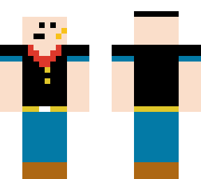 popeye sailor man spinach | Minecraft Skins