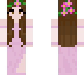 Vestido rosita | Minecraft Skin