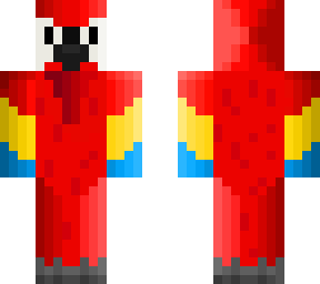 Vibrant Macaw | Minecraft Skin