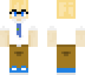 wheatley blue sky comic | Minecraft Skin
