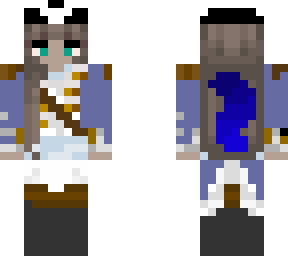 Wolf Girl in L'manberg uniform | Minecraft Skin