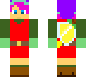alttp red link zelda simple | Minecraft Skins