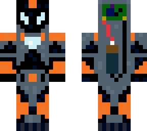 Battery-Powered Cyborg | Minecraft Skin