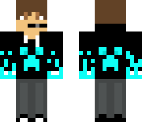 Blue Gamer Boy Minecraft Skins