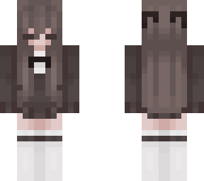 Cute aesthetic brown girl | Minecraft Skin