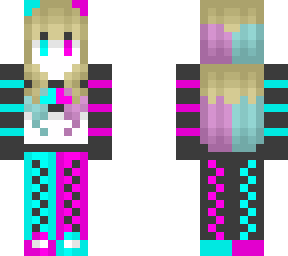 Blue Girl Minecraft Skins