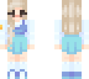 Sylvee aqua axolotls skin!! | Minecraft Skin