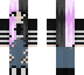 split hair | Minecraft Skins