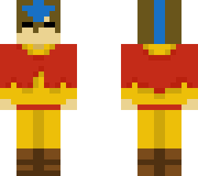 avatar the last sus bender | Minecraft Skin