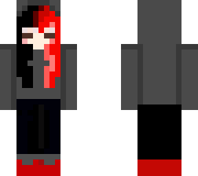 black and red | Minecraft Skins