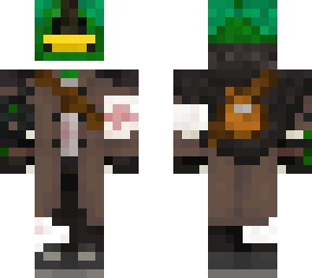 duck trenchcoat green | Minecraft Skins