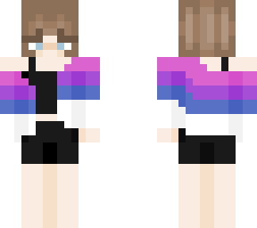 Have pride in pride skin #2! Bi pride! | Minecraft Skin