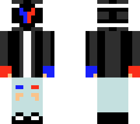 Mamonada blue red | Minecraft Skin