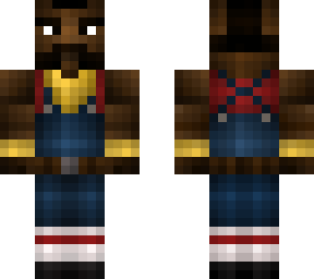 Mr T Baracus | Minecraft Skin