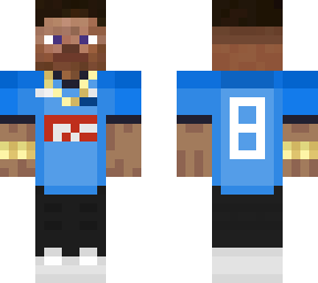 Napoletano con numero 8 | Minecraft Skin