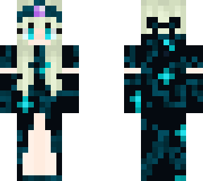 sculk girl | Minecraft Skins