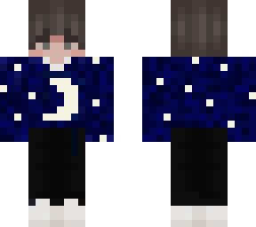 Sleeping while thinking skin title | Minecraft Skin