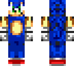 Sonic the Hedgehog (Sonic Advance) 2.0 | Minecraft Skin
