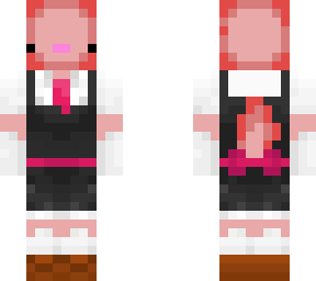 axolotl maid | Minecraft Skin