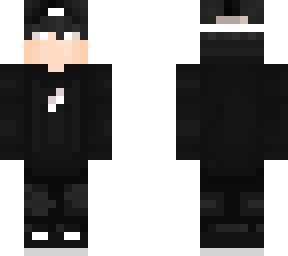 Manhal_IQ_ Black And White | Minecraft Skin