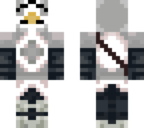 Open-Faced Grey Knight | Minecraft Skin