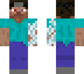 Sasuke Steve (sharingan, rinnegan, chidori) | Minecraft Skin