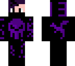 Black And Purple Minecraft Skins