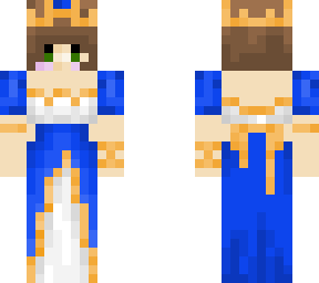 royal blue dress | Minecraft Skins