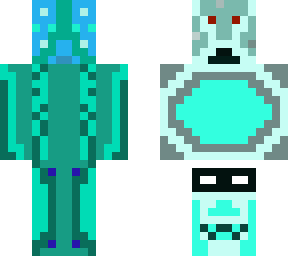 Cyan Suit | Minecraft Skin