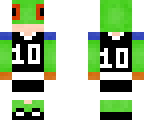 My own nba team mascot ribbit | Minecraft Skin