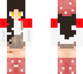 Red rabbits shubble skin | Minecraft Skin