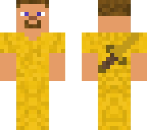 Gold Steve Minecraft Skins