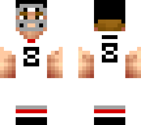 Atlanta Falcons White Uniform Combo 1 | Minecraft Skin