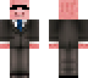 pig in a tux | Minecraft Skins