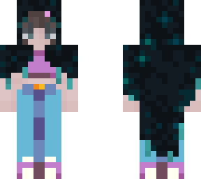 girl with skulk | Minecraft Skin
