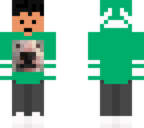 irfan meme hoodie | Minecraft Skin