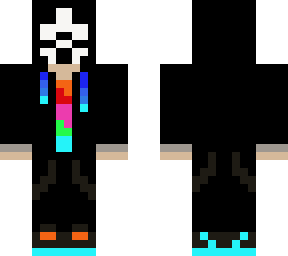 rainbow hacker | Minecraft Skins