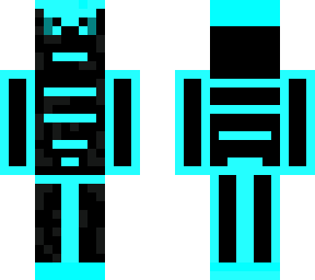 Neon Blue Minecraft Skins