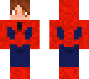 Spider-man with no mask | Minecraft Skin